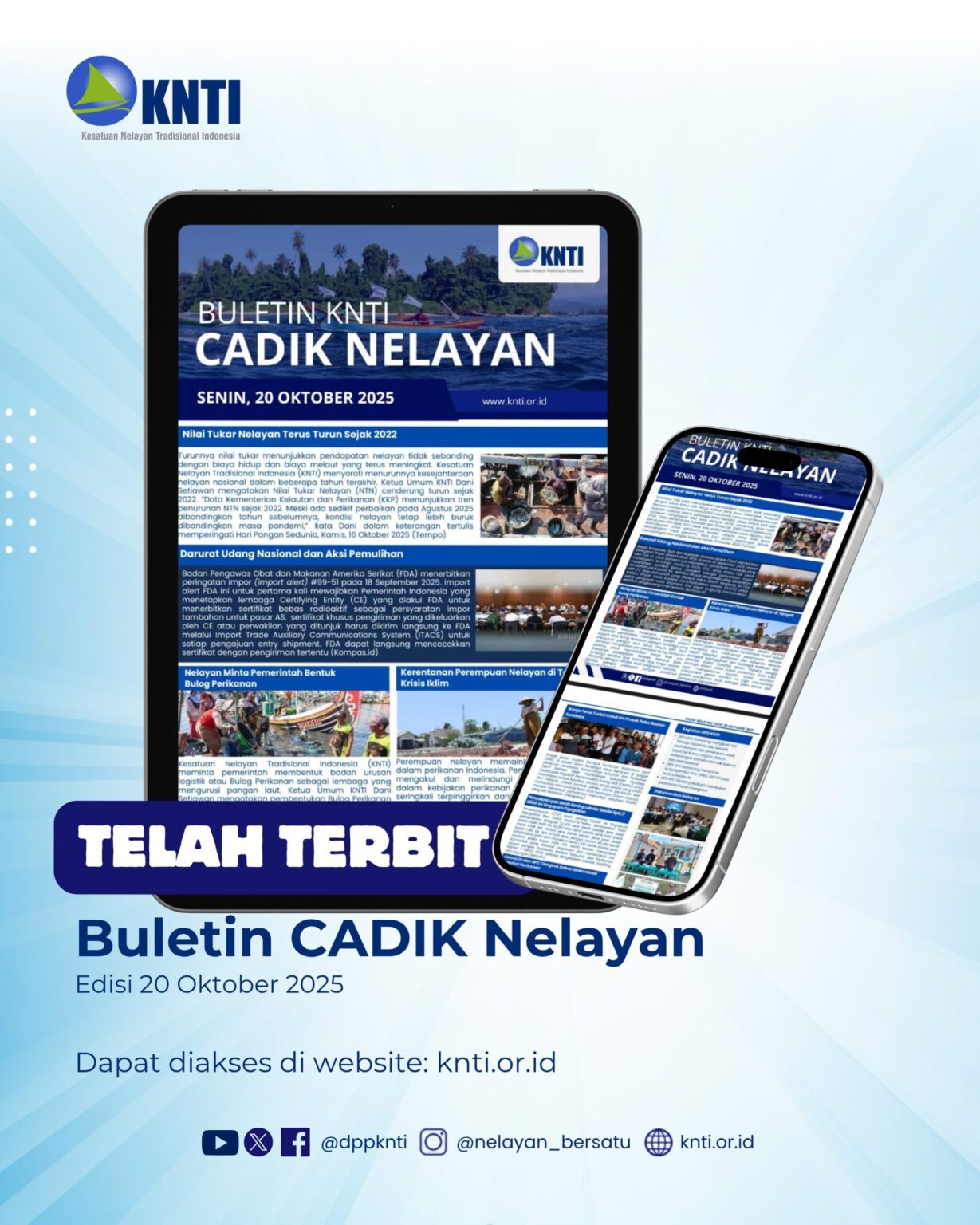 CADIK Nelayan Edisi 20 Oktober 2025 - KNTI