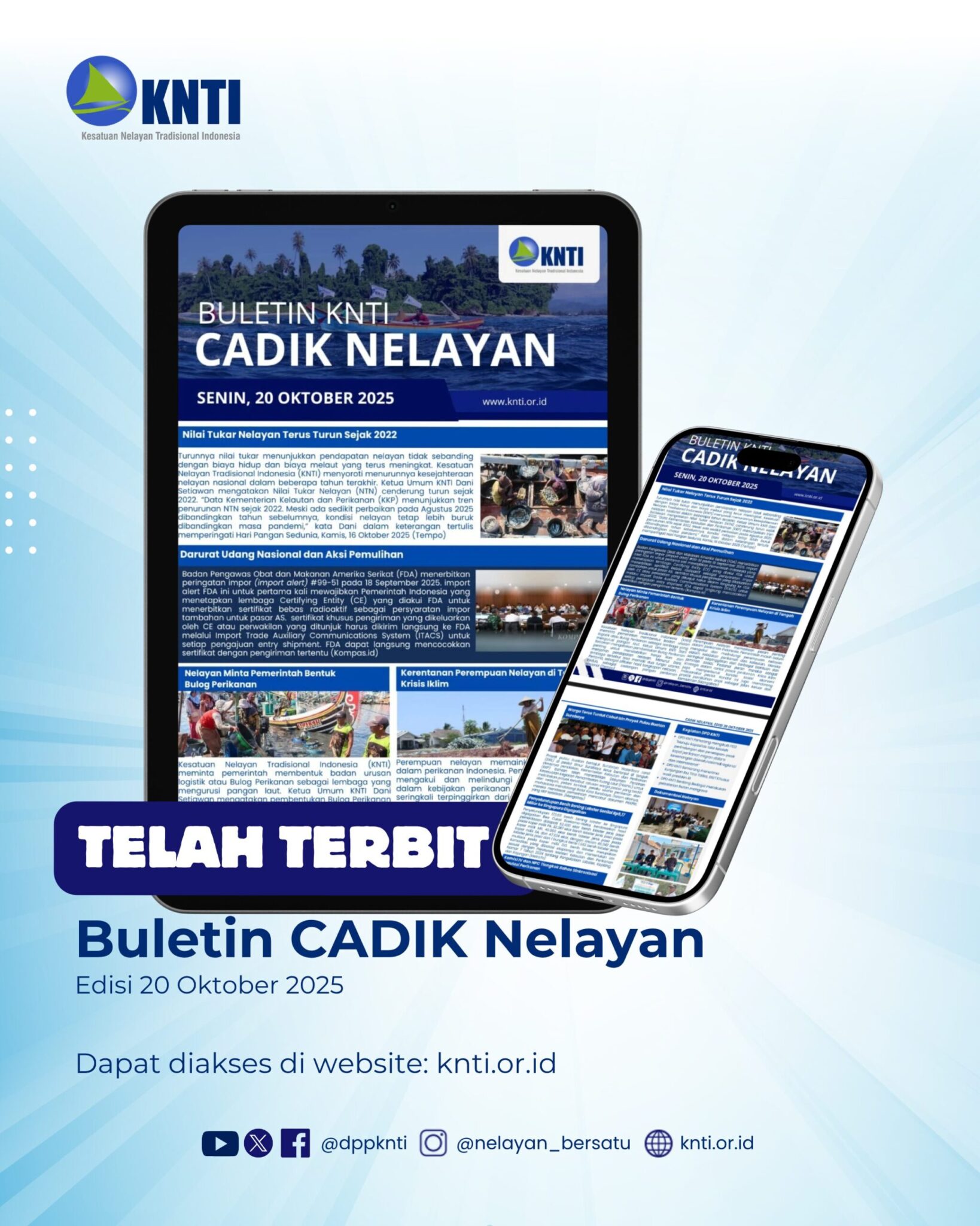 CADIK Nelayan Edisi 20 Oktober 2025 - KNTI